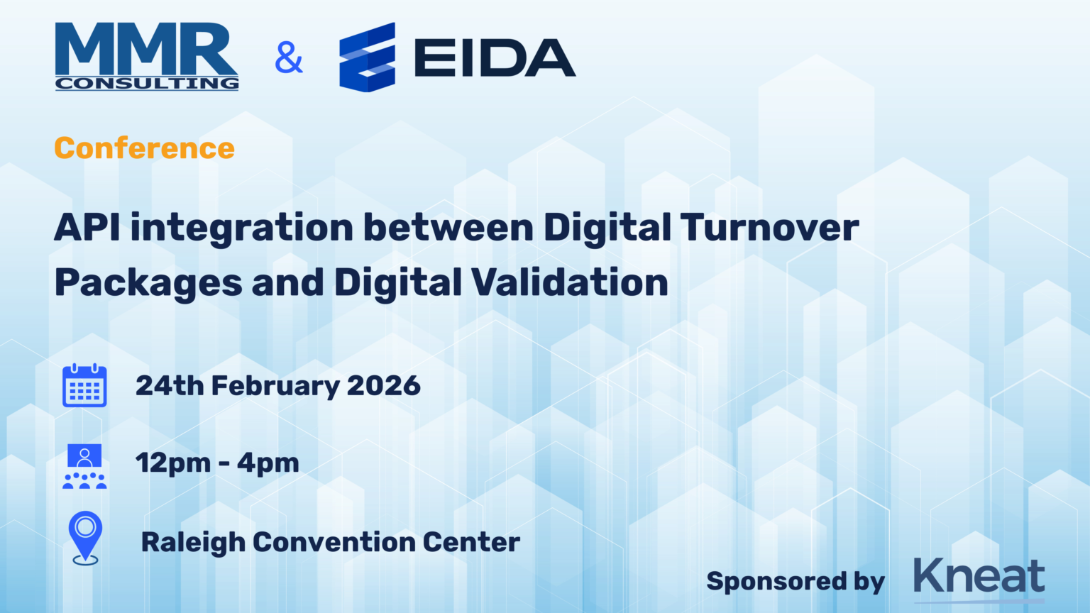 EIDA Conference - Optimizing CQV Project Delivery in 2026 | EIDA